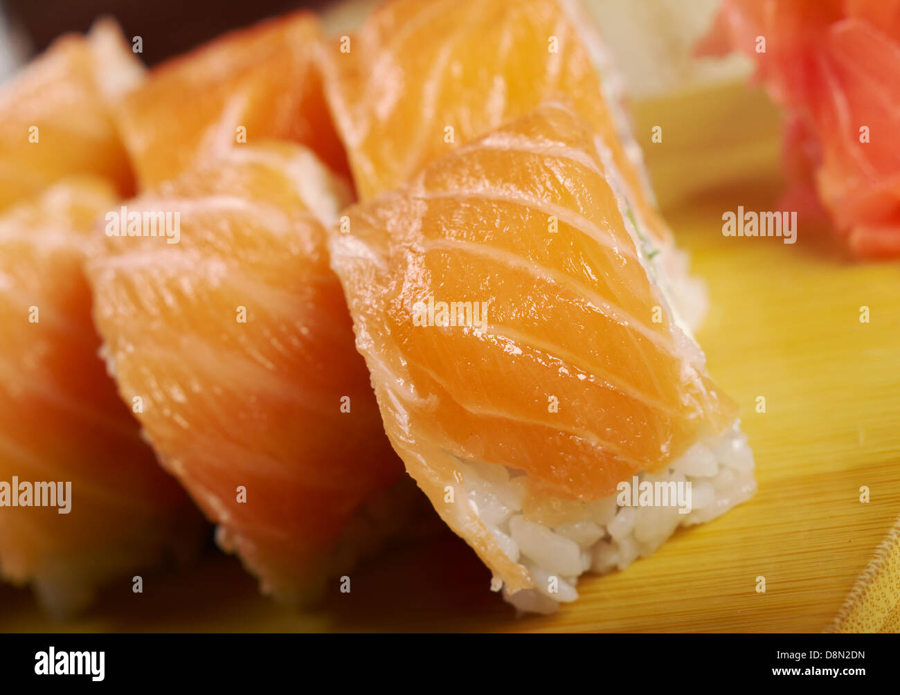 Philadelphia classic. Japanese sushi Stock Photo - Alamy