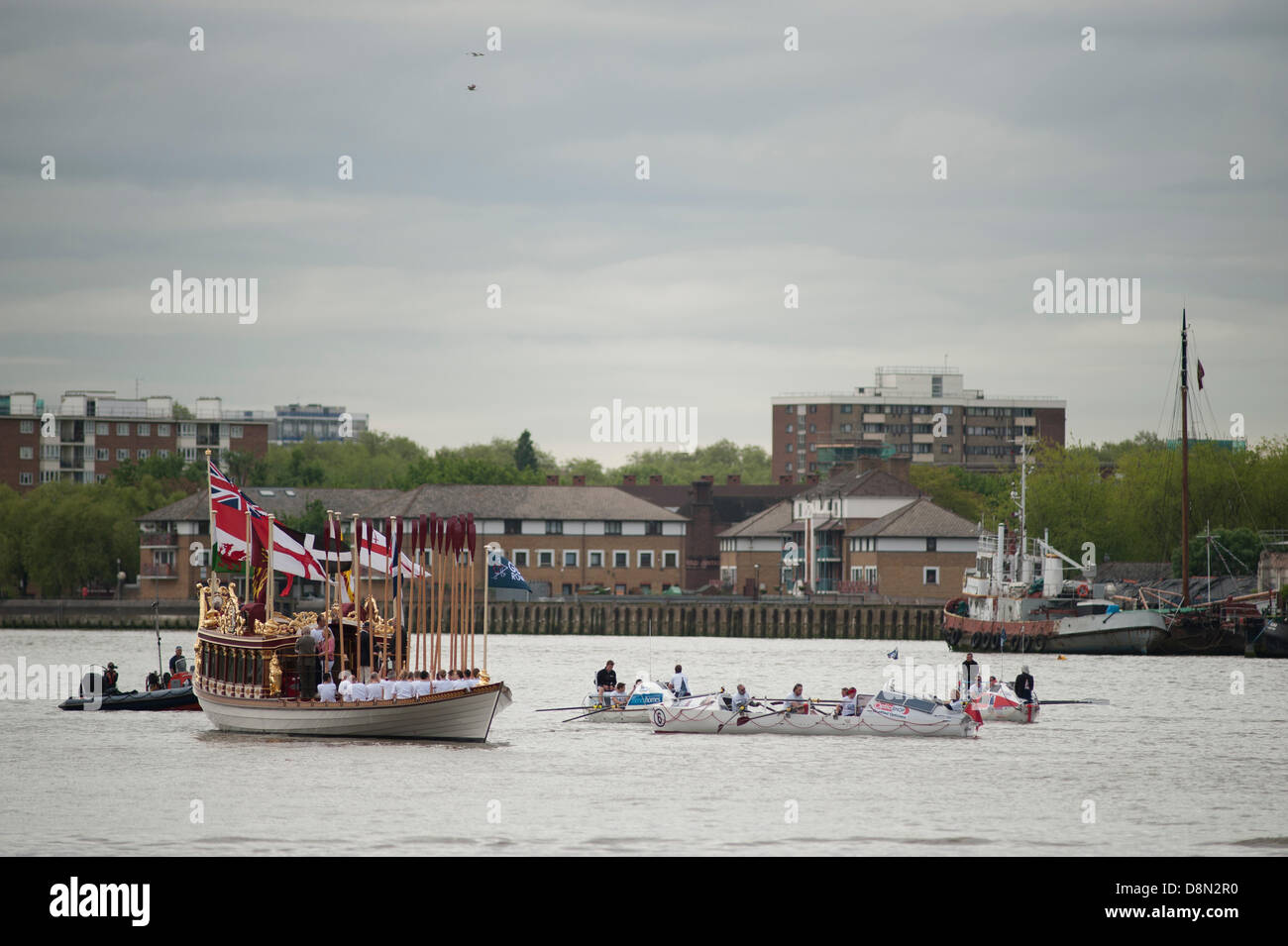 Muster boats hi-res stock photography and images - Alamy