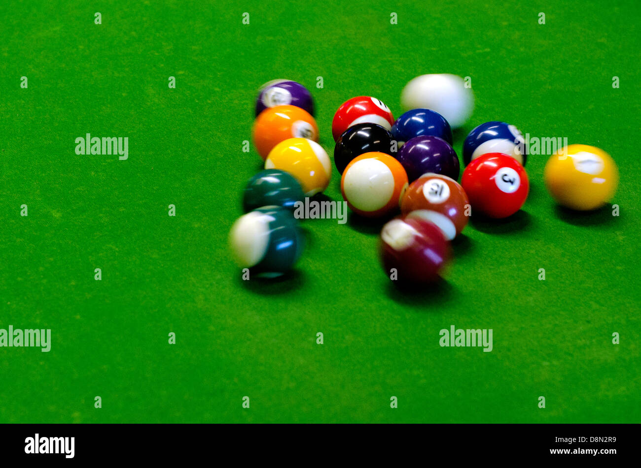 Snooker Balls Table High Resolution Stock Photography and Images - Alamy