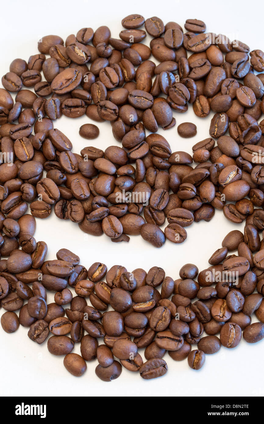 Face In Coffee Beans