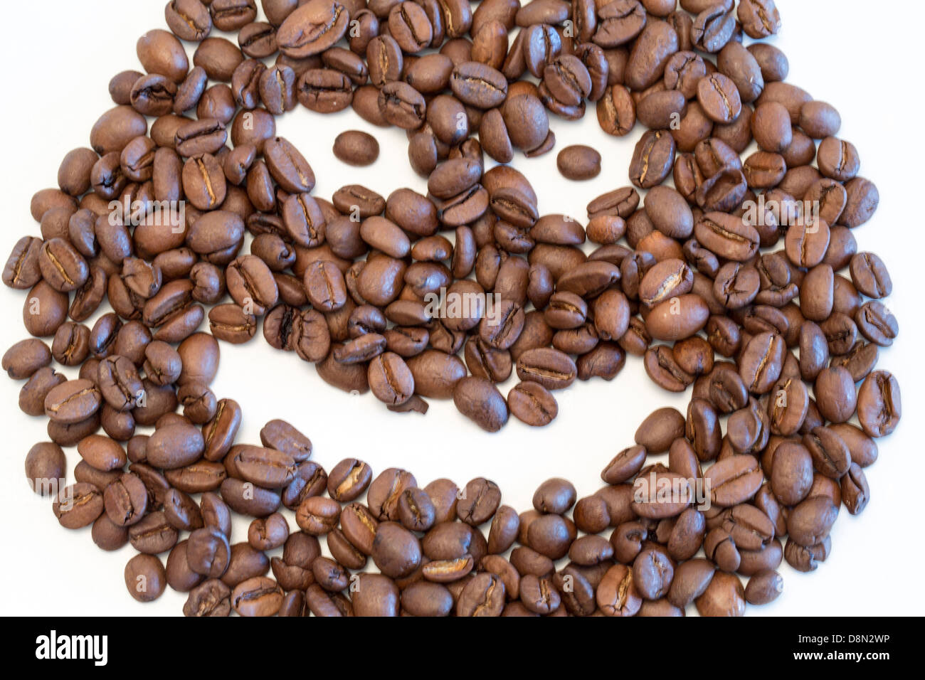 Face In Coffee Beans