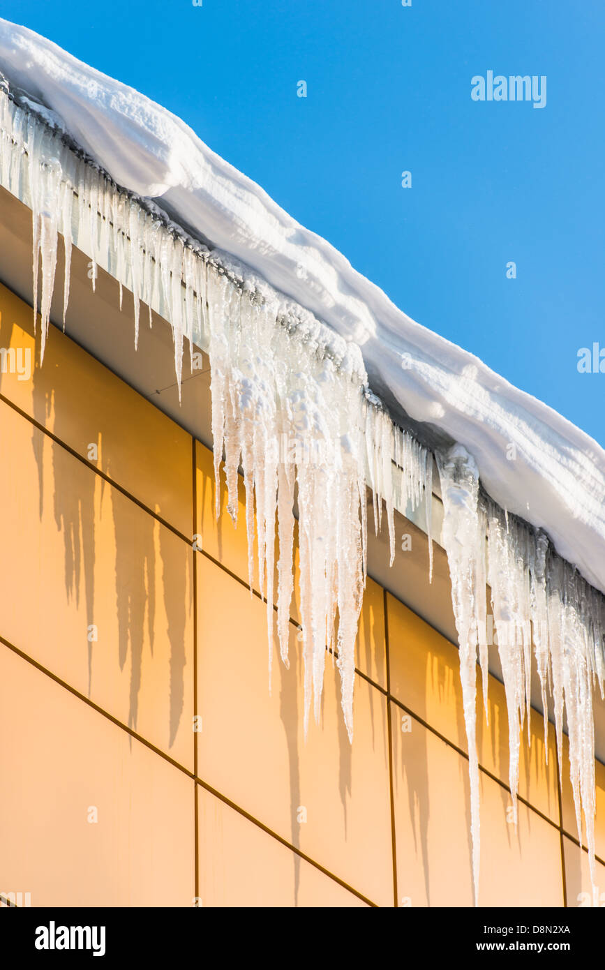 an icicle in the sun Stock Photo - Alamy