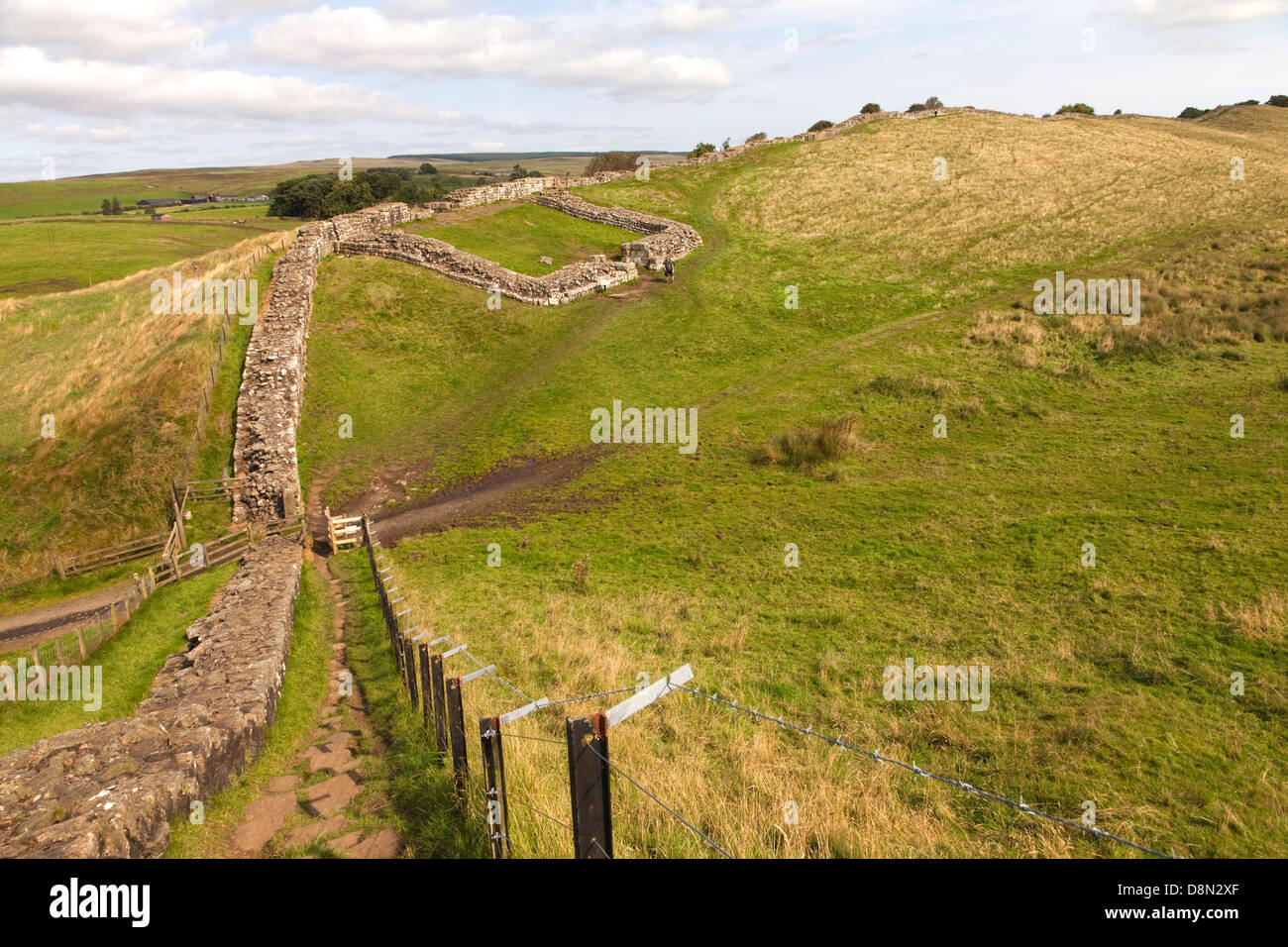 Milecastle 42 hadrians wall hi-res stock photography and images - Alamy