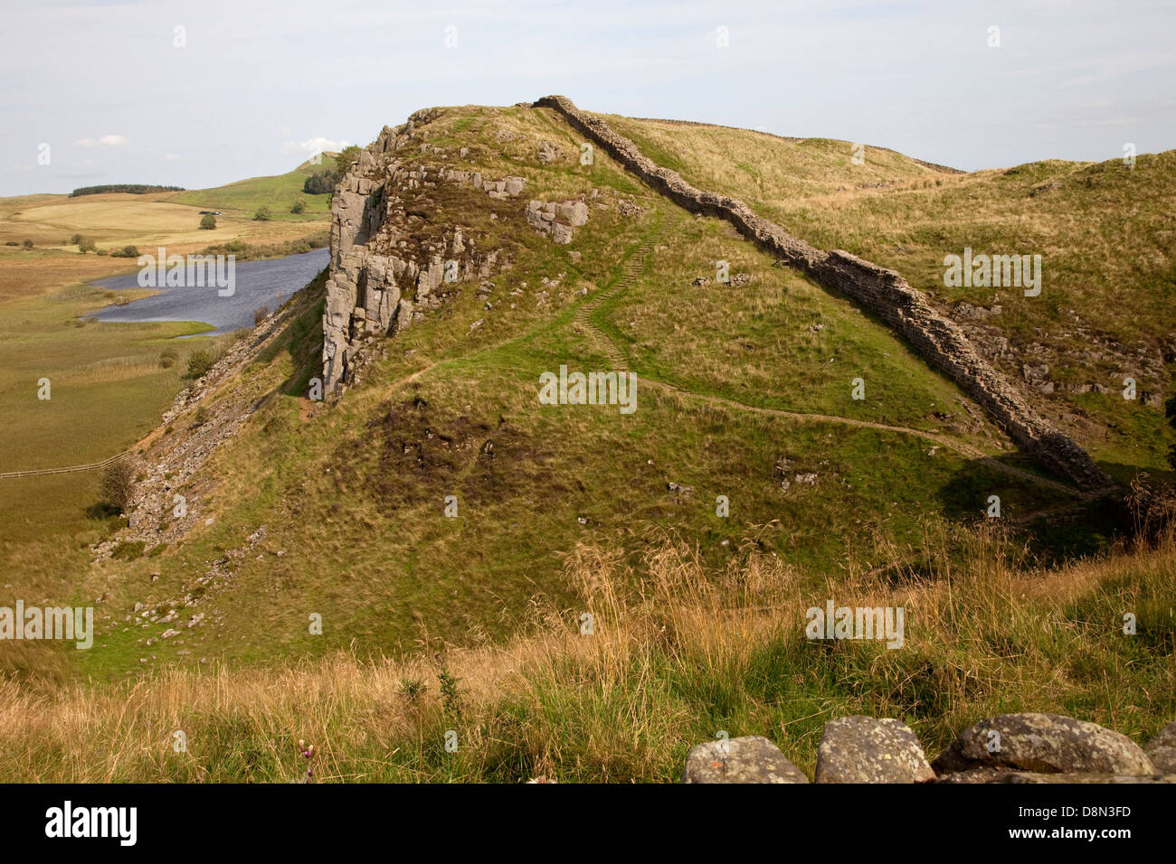 Hadrian's Wall path Stock Photo - Alamy