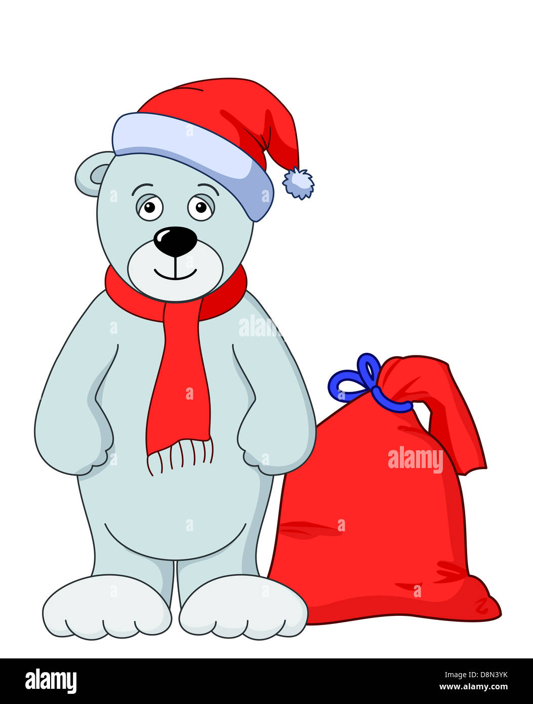 Teddy bear Santa Claus Stock Photo - Alamy