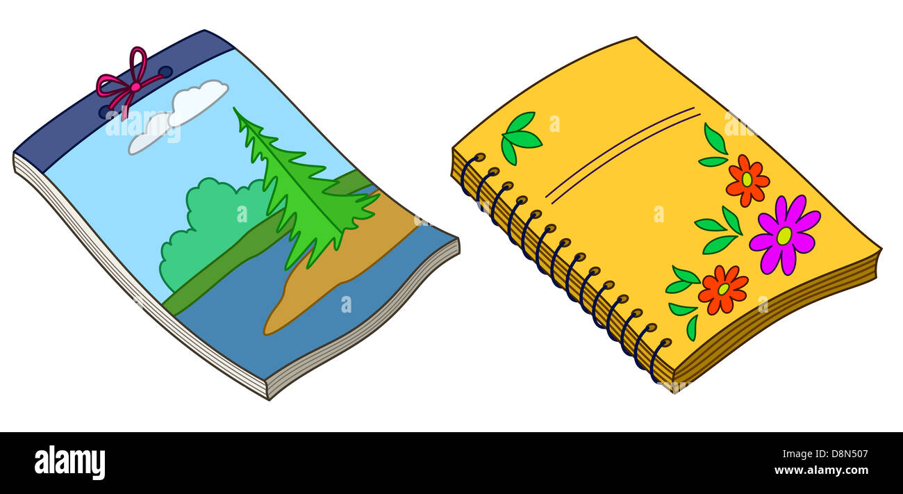 Notebooks design Cut Out Stock Images & Pictures - Alamy