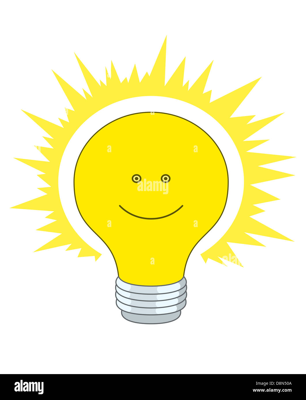 Bright electric bulb Stock Photo - Alamy