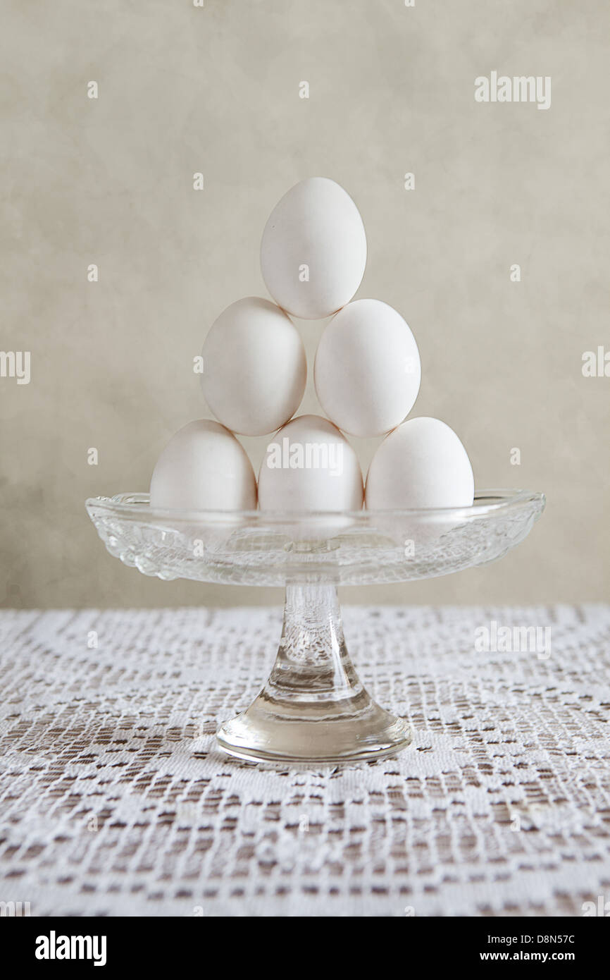 Eggs stacked pyramid hi-res stock photography and images - Alamy