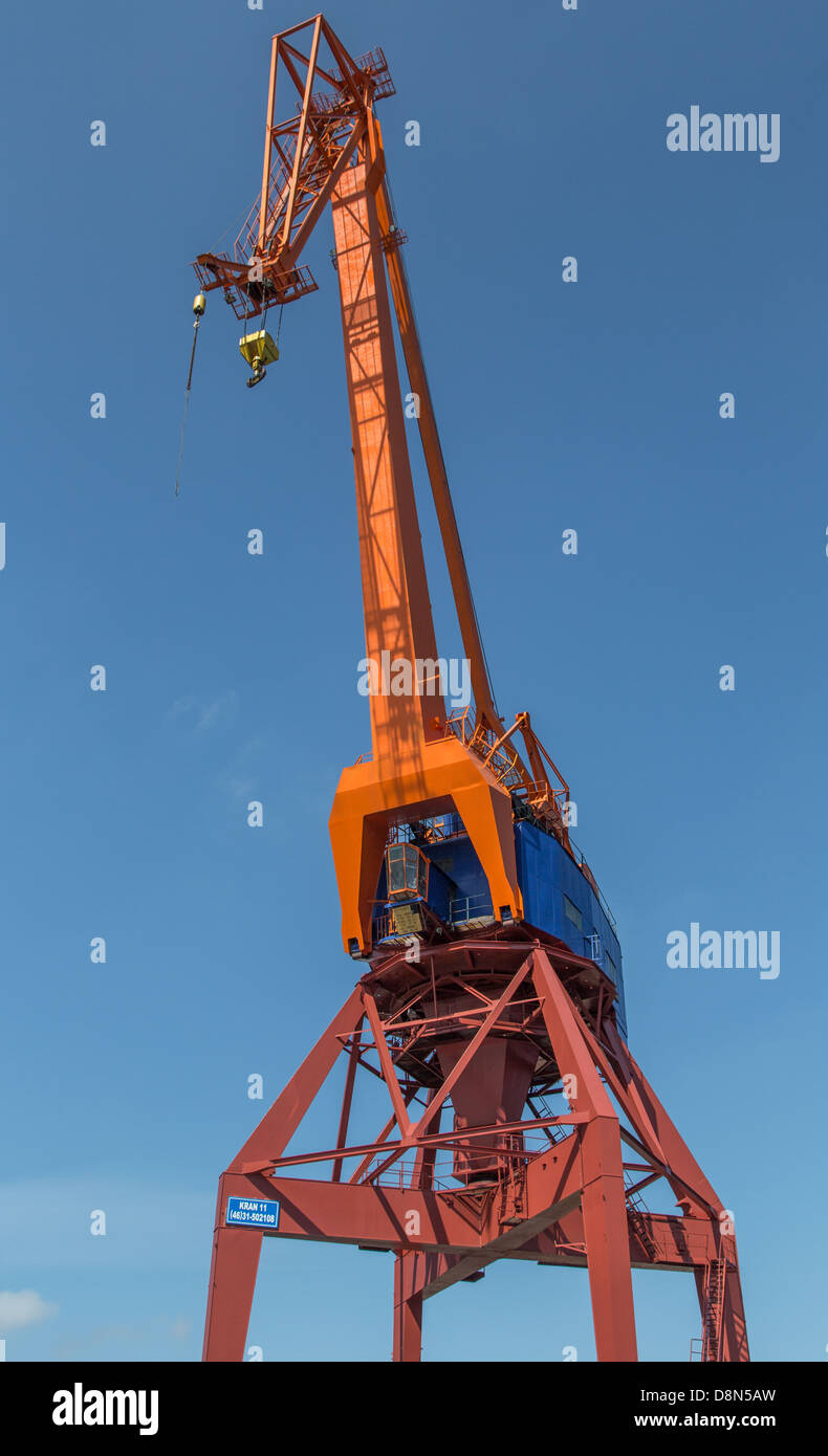 Floating dry dock cranes in hi-res stock photography and images - Alamy