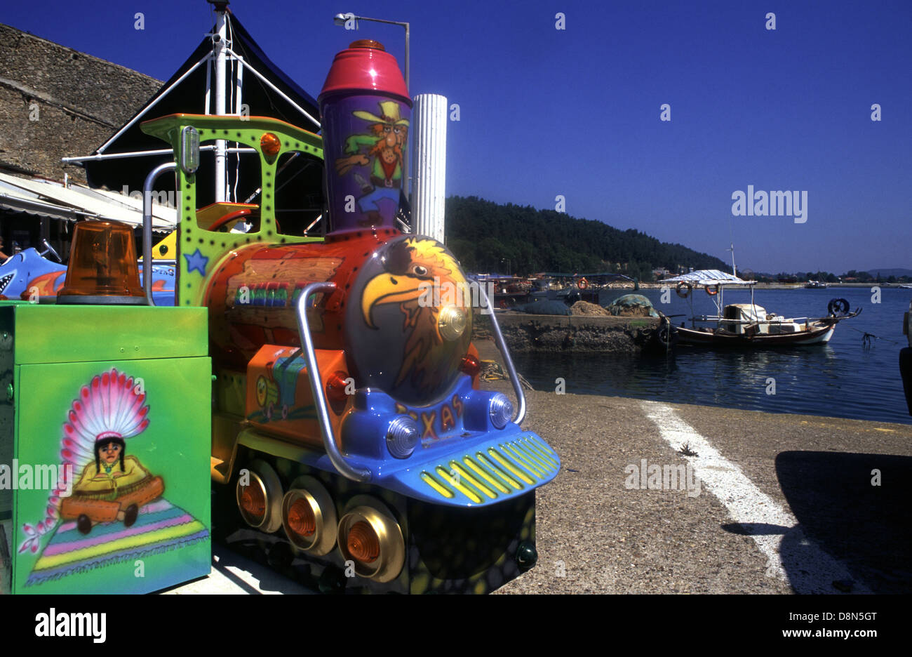 Katakolo or Katakolon harbour Greece Stock Photo - Alamy