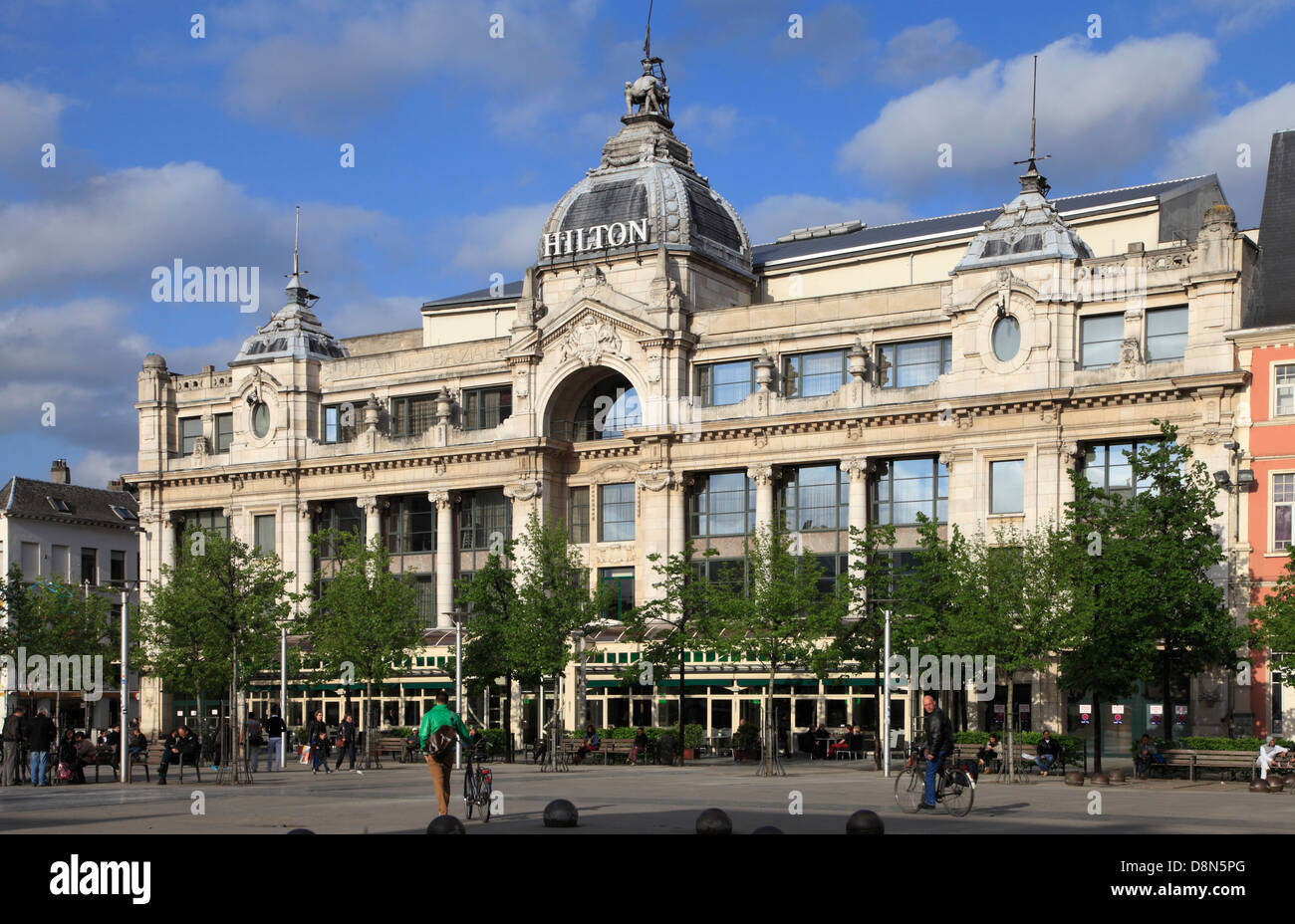Belgium, Antwerp, Hilton Hotel Stock Photo - Alamy