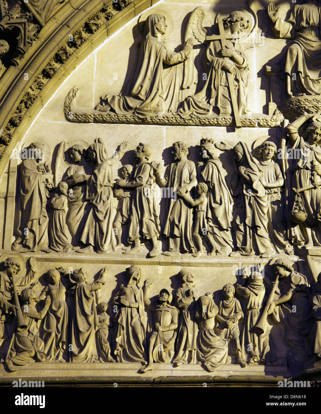 Belgium, Antwerp, Cathedral, detail, relief Stock Photo - Alamy