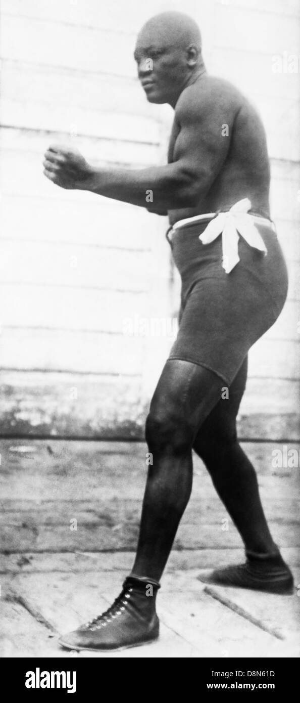 Vintage photo of boxer Jack Johnson (1878 – 1946) – Johnson, known as ...