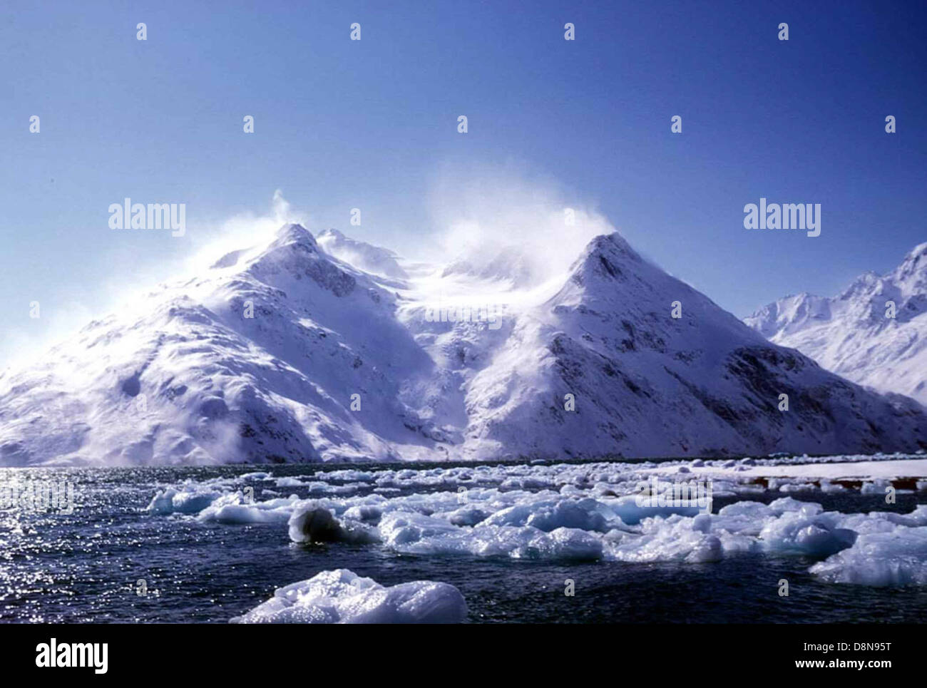 Strong west wind on snowy mountain Stock Photo - Alamy