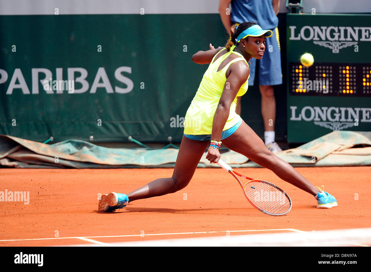Paris, France. 1st June 2013. Sloane Stephens of the United States of ...