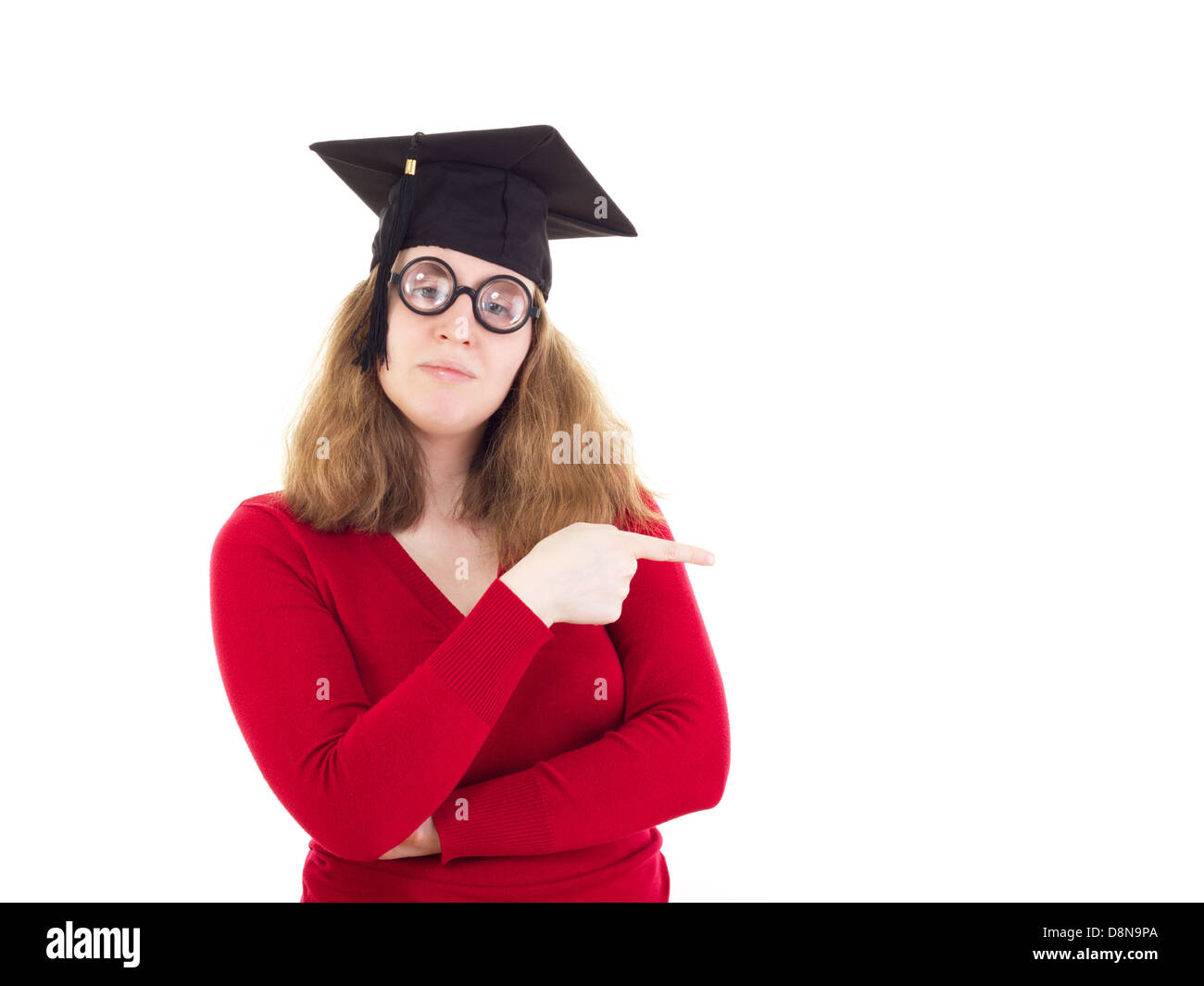 Pointing diploma hi-res stock photography and images - Alamy