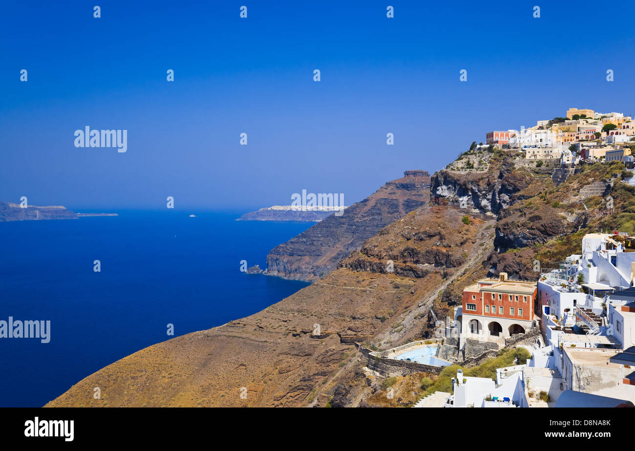 Santorini view greece hi-res stock photography and images - Alamy