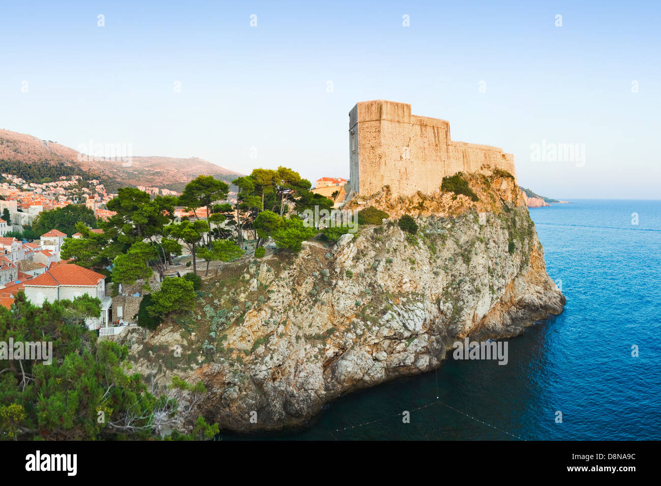 Fort at Dubrovnik, Croatia Stock Photo - Alamy