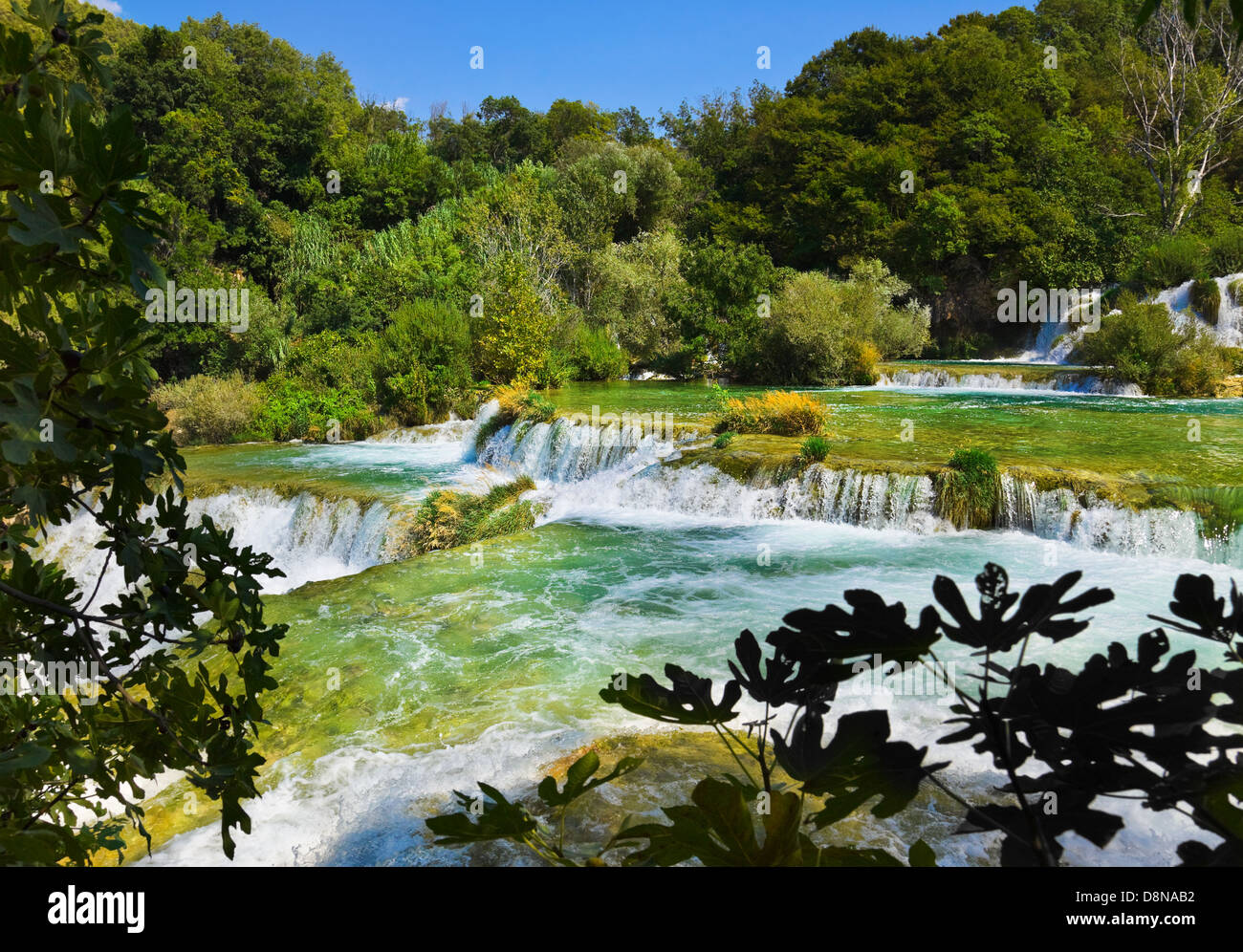 Waterfall KRKA in Croatia Stock Photo - Alamy