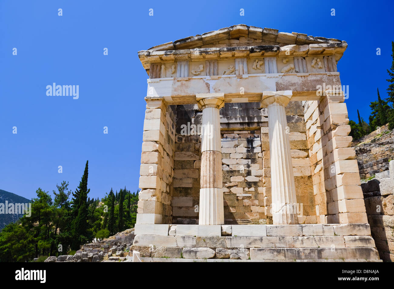Delphi greece amphitheater archaeological greek hi-res stock ...
