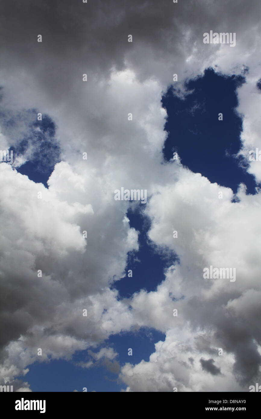 31 May 2013 angry face shape in clouds as unseasonably inclement ...