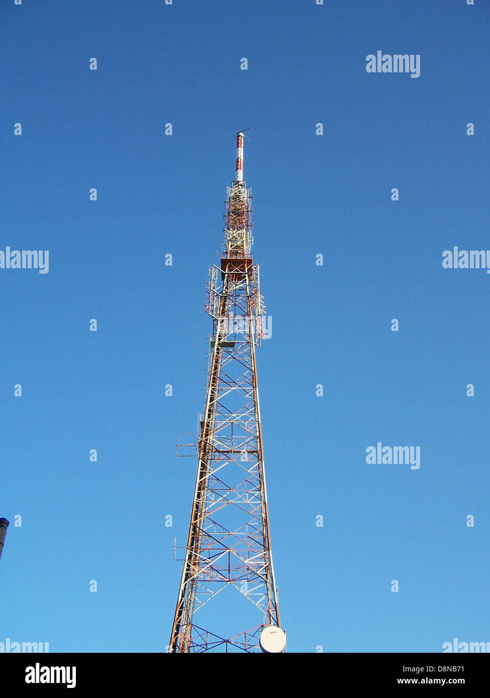 The communcations tower Stock Photo - Alamy