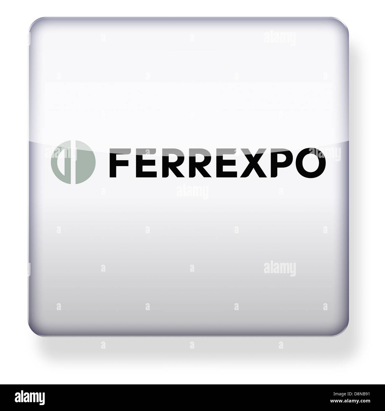Ferrexpo logo as an app icon. Clipping path included Stock Photo - Alamy