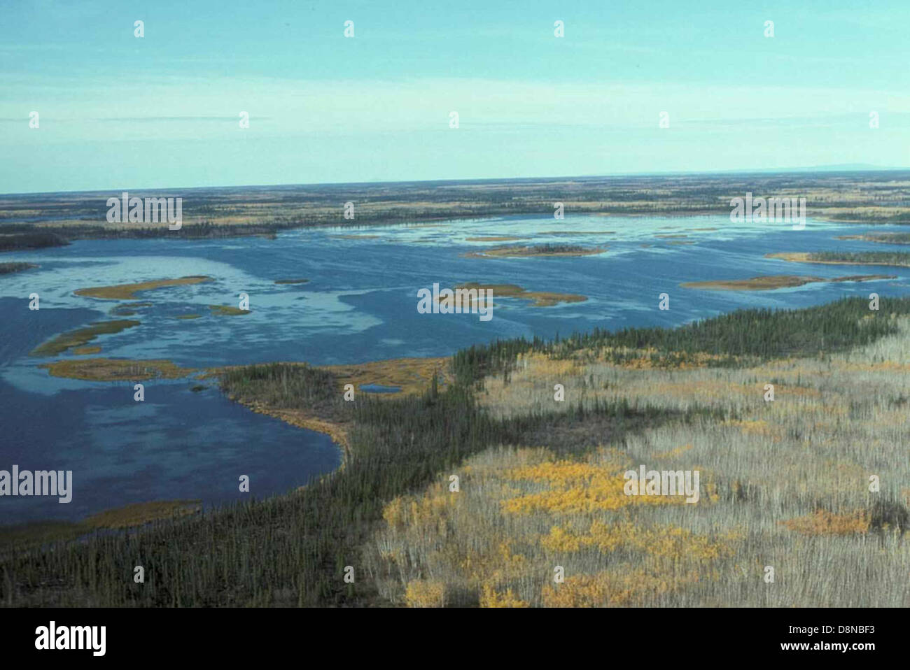 Three lakes aerial view Stock Photo - Alamy