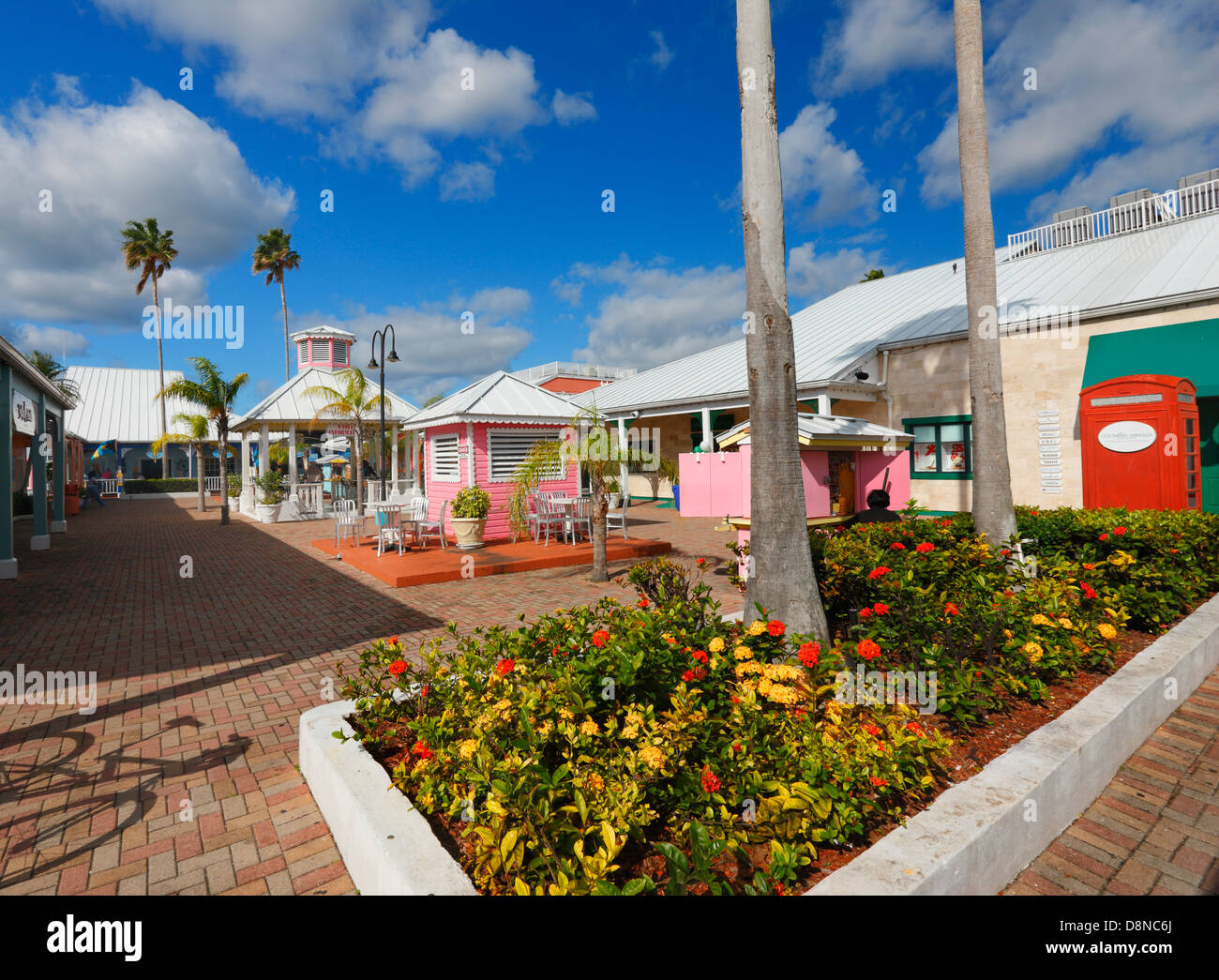 Freeport - Port Lucaya Market place, Freeport - Bahamas Stock Photo - Alamy