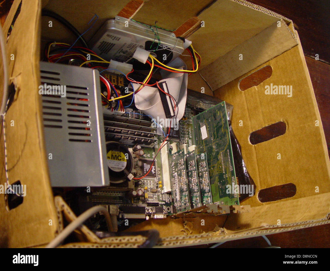 A unique cardboard computer created by Trent Lathiat and Lloyds ...