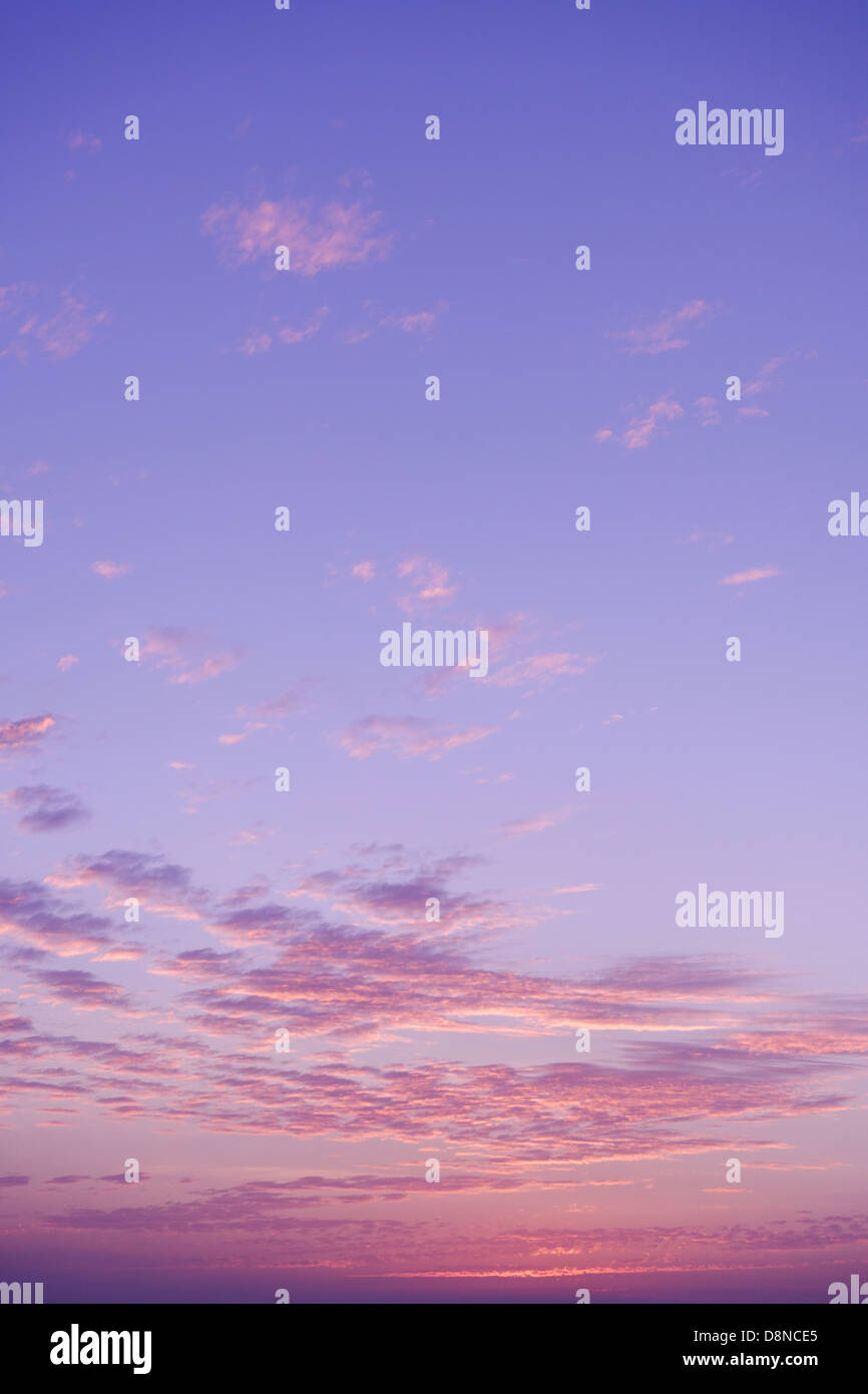 Evening sky at sunset Stock Photo - Alamy