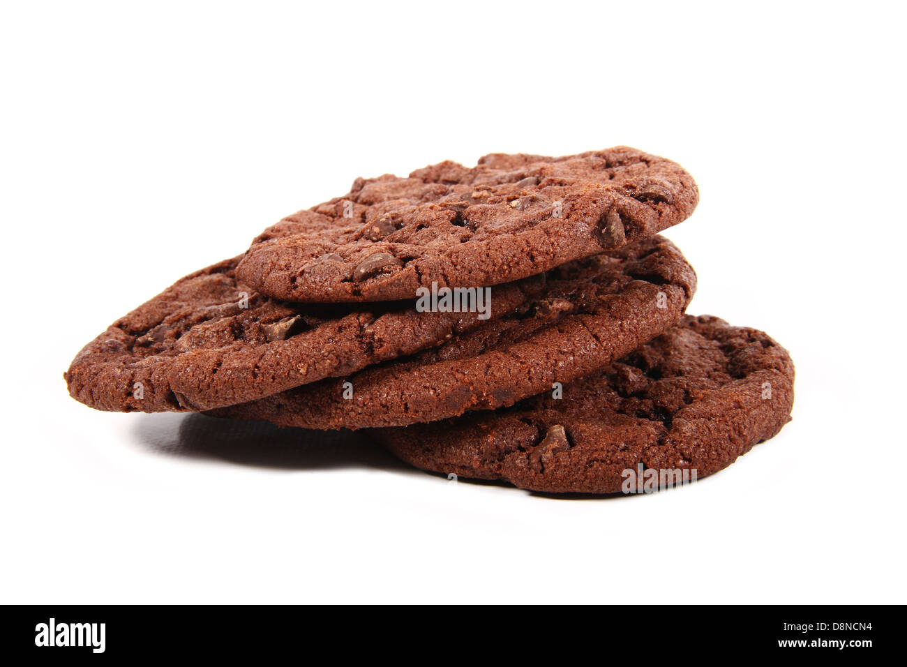 four chocolate cookies Stock Photo - Alamy