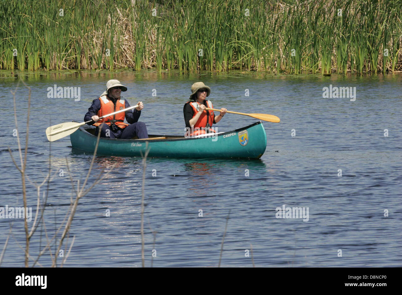 This photo shows two environmental education science teachers enjoying ...
