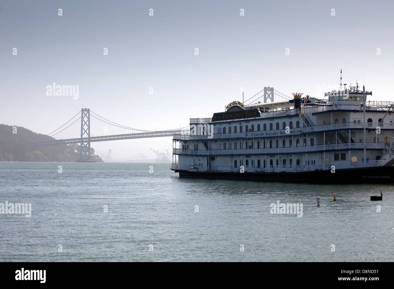 A view of the Hornblower boat in San Francisco, California Stock Photo ...