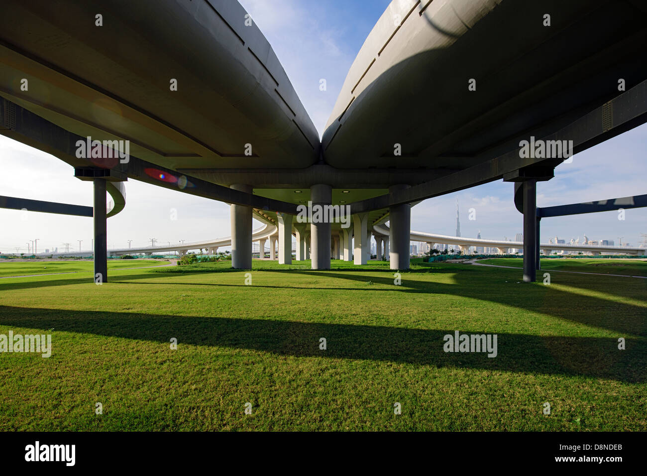 Meydan Bridge, Dubai, UAE Stock Photo - Alamy