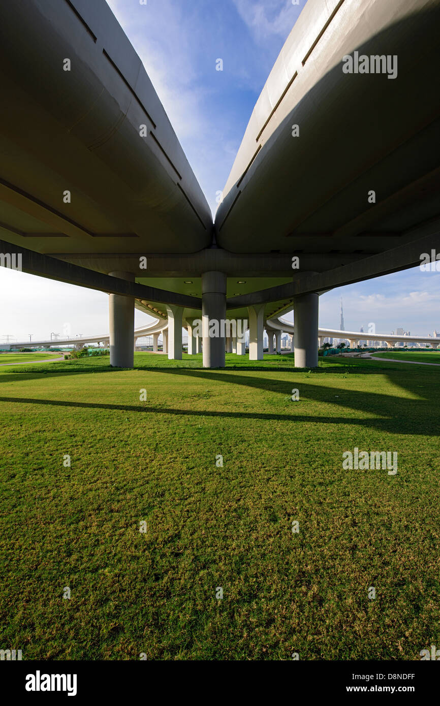 Meydan Bridge, Dubai, UAE Stock Photo - Alamy