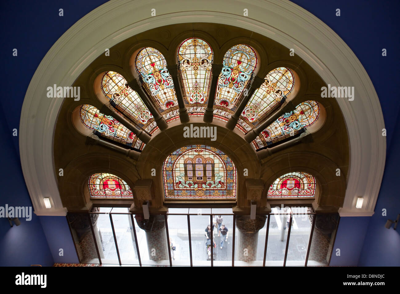 Queen victoria building stained glass hi-res stock photography and ...