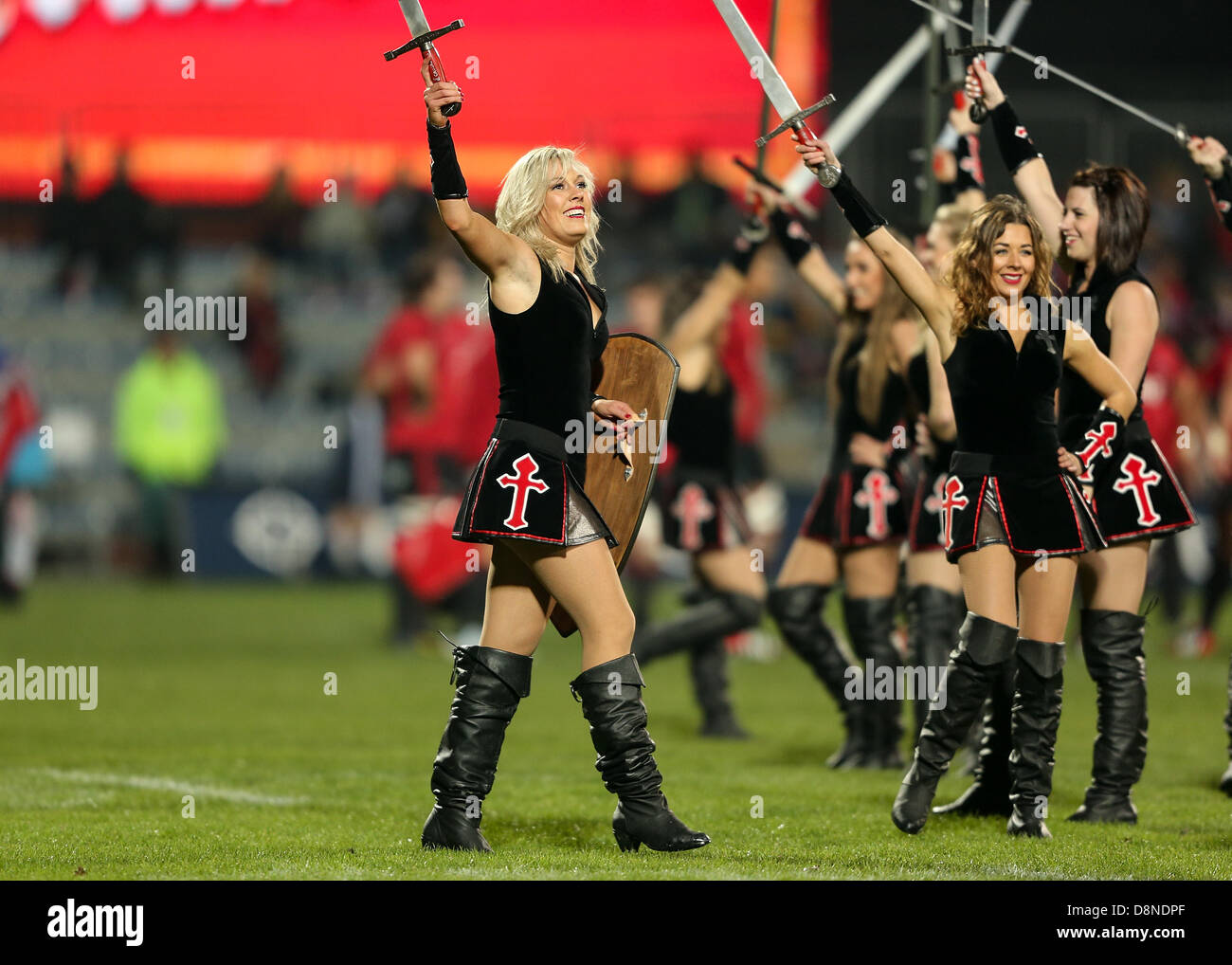 Christchurch, New Zealand. 31st May 2013. Crusader Maidens. Crusaders ...