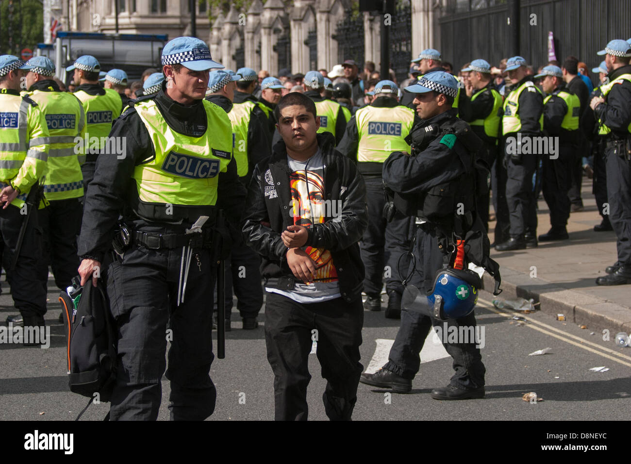 Teenager arrested by a police hi-res stock photography and images - Alamy