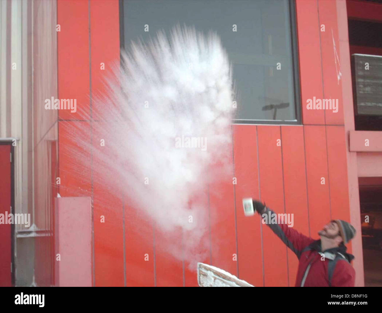 demonstrating the physical process of water transitioning from solid to ...
