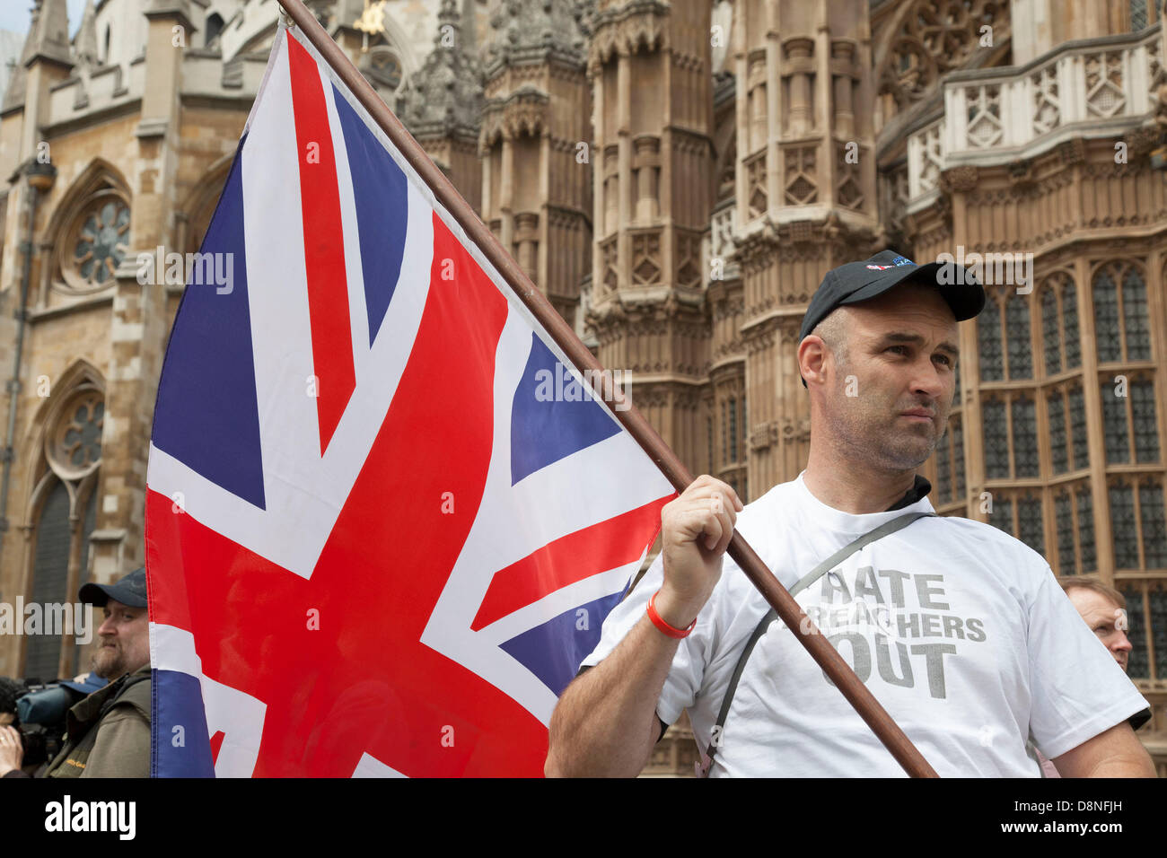 British national party flag hi-res stock photography and images - Alamy