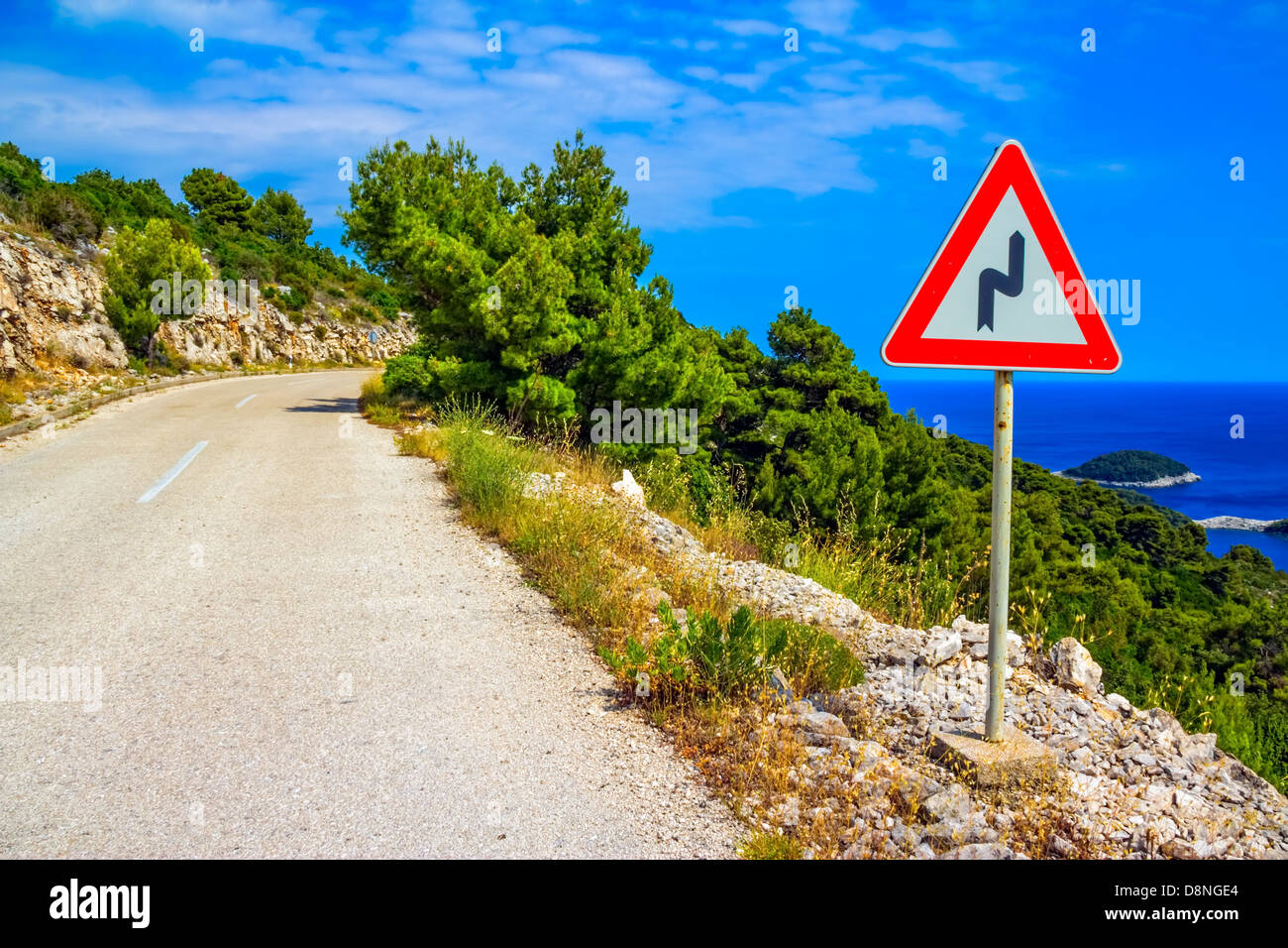 Croatian road sign hi-res stock photography and images - Alamy