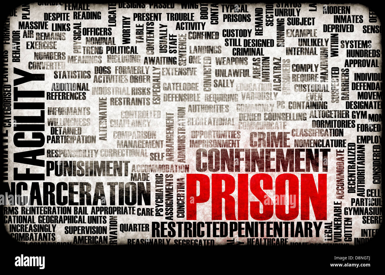 Jail Facility and the Prison System Concept Stock Photo - Alamy