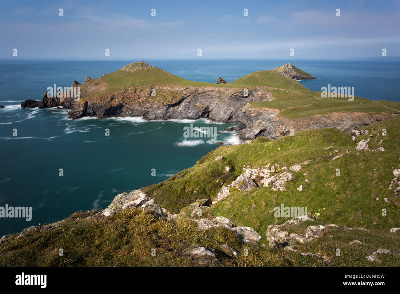 The Rumps Pentire Head Cornwall Uk Stock Photo - Alamy