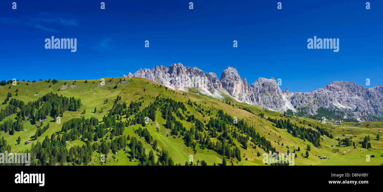 High mountains in Dolomites Italy panorama Stock Photo - Alamy
