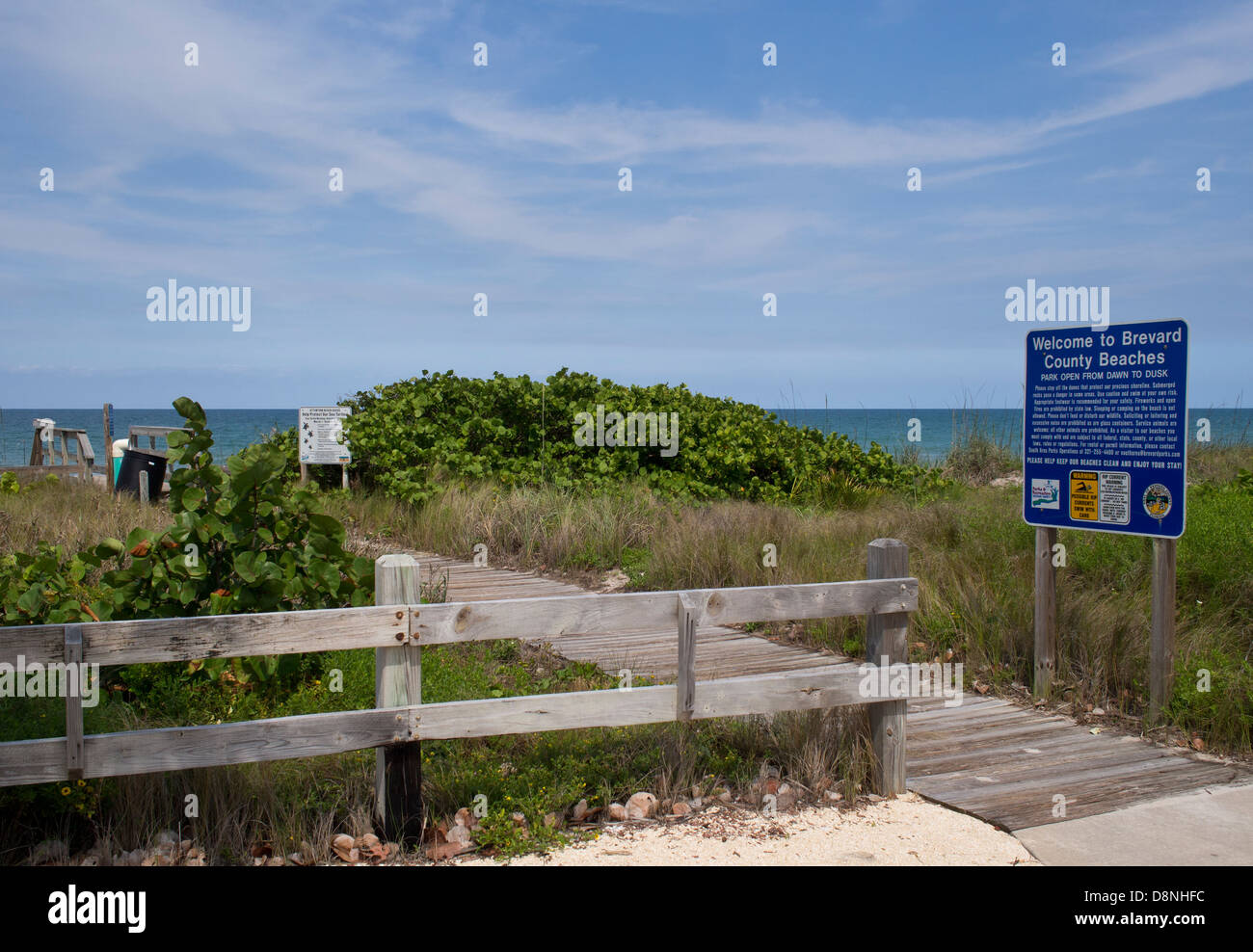 Beaches of Brevard County in Central Florida on the Atlantic Ocean ...