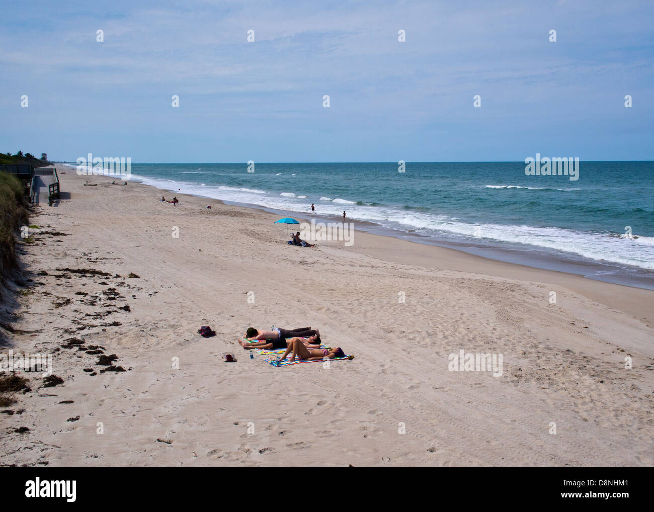 Beaches of Brevard County in Central Florida on the Atlantic Ocean ...