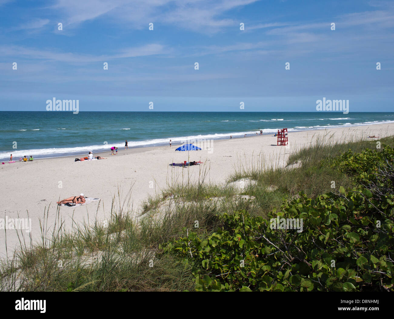 Beaches of Brevard County in Central Florida on the Atlantic Ocean ...