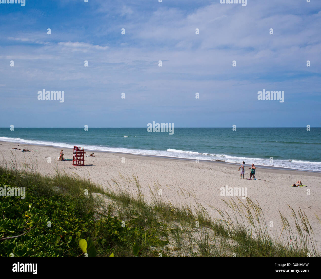 Brevard County in Central Florida Beaches on the Atlantic Ocean Stock ...