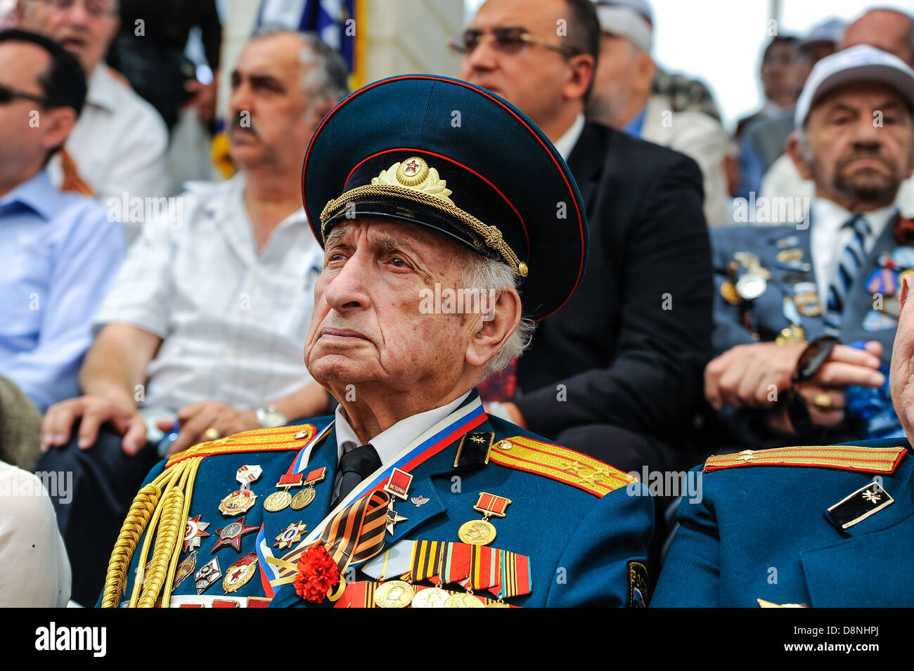 World War II Soviet veterans at celebration of 9th may, victory day in ...
